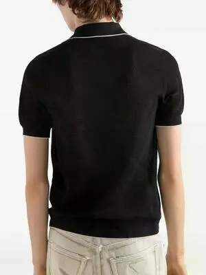Prada Silk And Cotton Polo Shirt