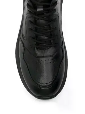 SERGIO MORETTI FIRENZE Lace-up Leather Boots