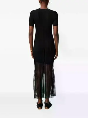 Claudie Pierlot Long Flared Knitted Dress