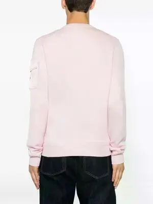 Moncler Logo Patch Crew Neck Sweater