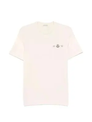Moncler Logo-patch T-shirt - Neutrals