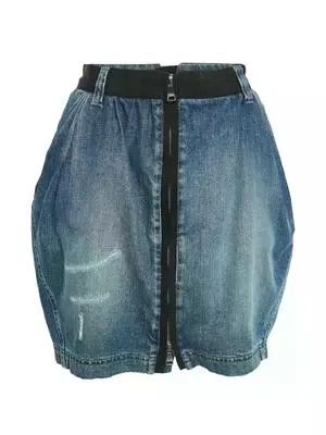 Dolce & Gabbana Distressed Mini Skirt - Blue