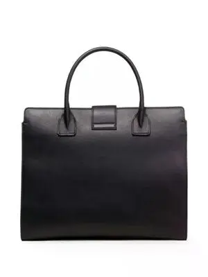 NILI LOTAN Lou Leather Tote Bag - Black