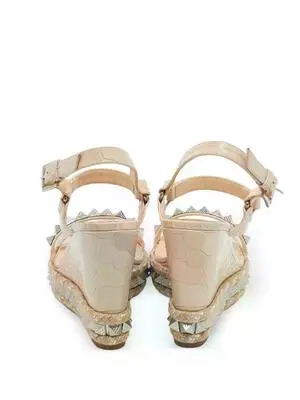 CHRISTIAN LOUBOUTIN Cataclou Wedge Sandals