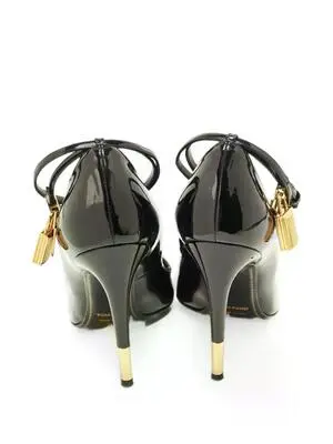 TOM FORD Padlock Pointed-toe Heeled Pumps