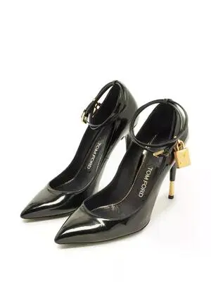 TOM FORD Padlock Pointed-toe Heeled Pumps