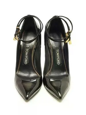 TOM FORD Padlock Pointed-toe Heeled Pumps