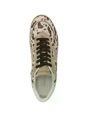 Veronica Beard Natalia Animal-print Sneakers