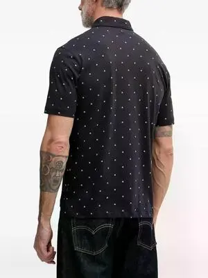 Armani Exchange Logo-print Short-sleeve Polo Shirt