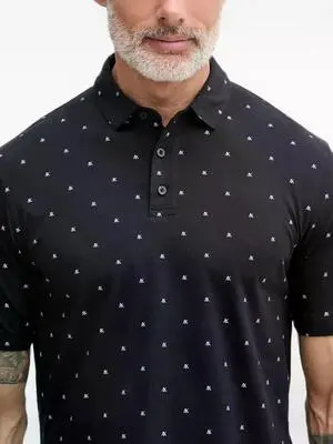 Armani Exchange Logo-print Short-sleeve Polo Shirt