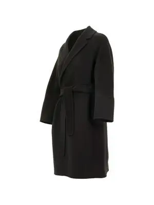 Max Mara Belted Notch-lapel Coat