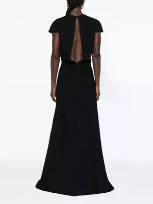 JIL SANDER Crew Neck Short Sleeve Maxi Dress