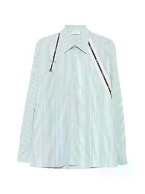 Alexander McQueen Harness Striped Shirt