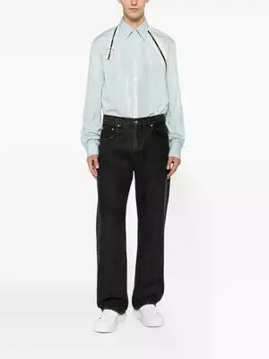 Alexander McQueen Harness Striped Shirt