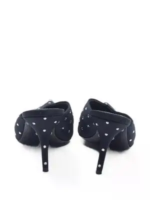 Balenciaga Crystal-embellished Heeled Mules