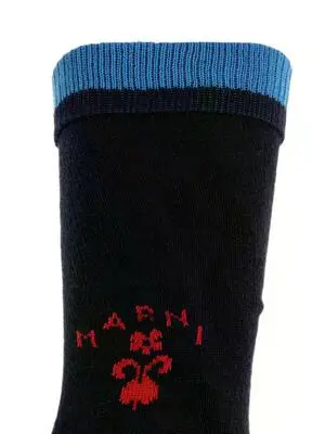 Marni Logo-embroidered Socks