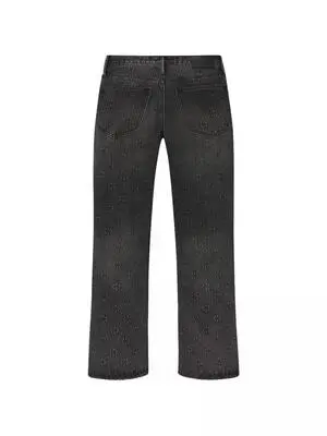 LOSTSHDWS Embossed Denim Pants