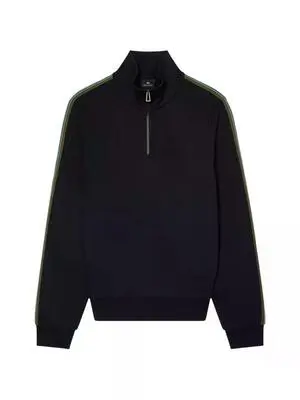 Paul Smith Quarter-zip Sweatshirt - Black