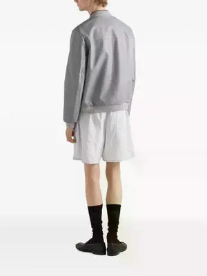 Prada Nappa Leather Bomber Jacket