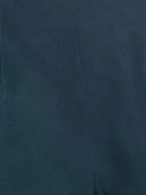 Alexander McQueen Navy Zip Detail Cropped Culottes