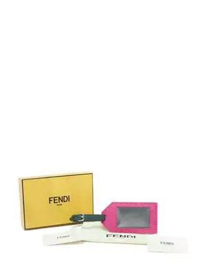 Fendi Leather Travel Tag