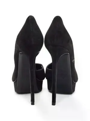 Saint Laurent Suede D'orsay Pumps