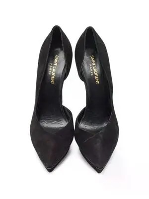 Saint Laurent Suede D'orsay Pumps