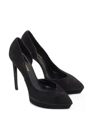 Saint Laurent Suede D'orsay Pumps