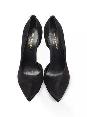 Saint Laurent Suede D'orsay Pumps
