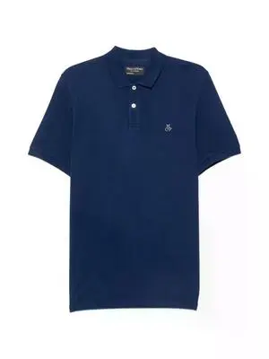 Marc O'polo Logo-embroidered Polo Shirt - Blue