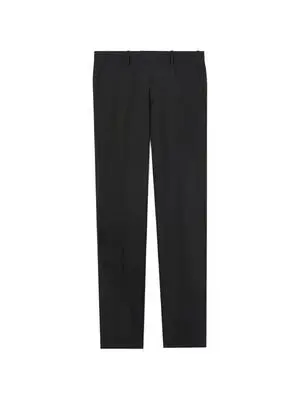 Burberry Bond Slim-fit Wool Trousers - Grey