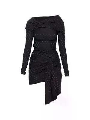 Isabel Marant Étoile Draped Polka-dot Mini Dress