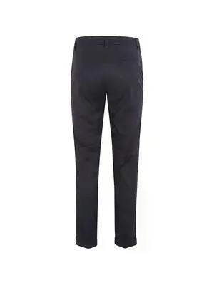 FAY Logo Plaque Straight-leg Trousers