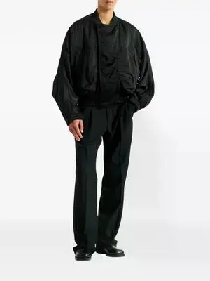 Balmain Textured Nylon Bomber Jacket
