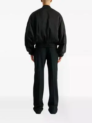 Balmain Textured Nylon Bomber Jacket