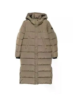 SERGIO MORETTI FIRENZE Zip-up Hooded Puffer Coat - Green