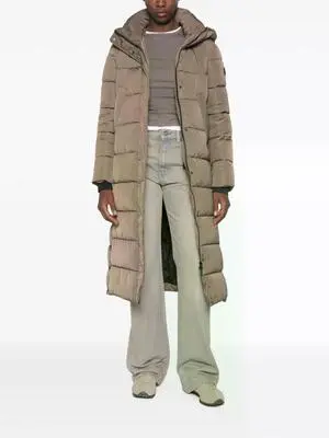 SERGIO MORETTI FIRENZE Zip-up Hooded Puffer Coat