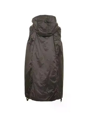 Max Mara The Cube Hooded Sleeveless Coat