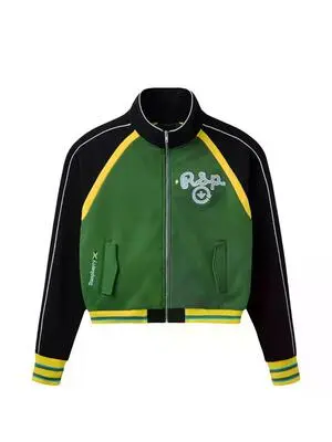 GV GALLERY Raspberry Hills Jamaica Berry Logo-patch Jacket - Green