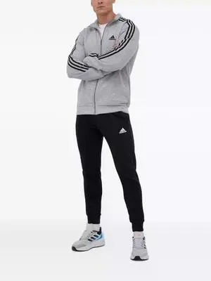 Adidas Logo-print Tracksuit - Black