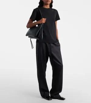 Phoebe Philo Patch-appliqué Cotton Jersey T-shirt