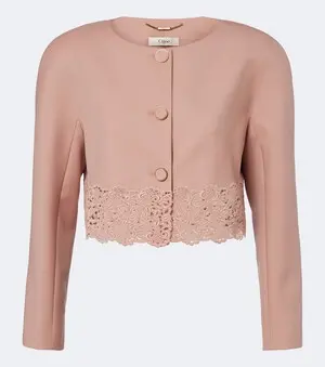 Chloé Virgin Wool Jacket - Pink