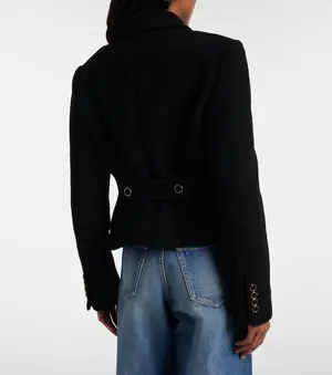 Chloé Wool-blend Tailored Jacket - Black