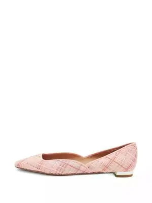 AQUAZZURA Christy Ballet Flats - Pink