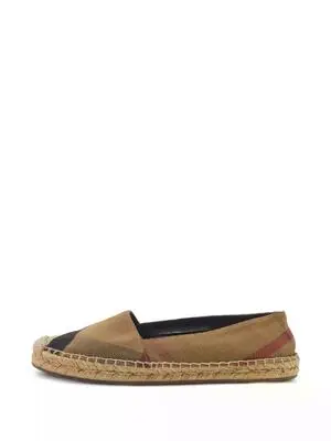 Burberry Nova Check Canvas Espadrilles