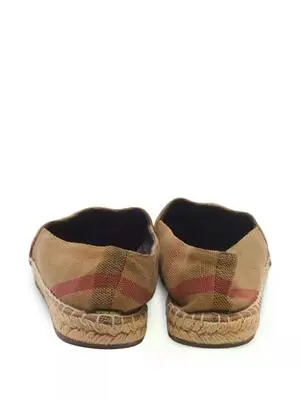 Burberry Nova Check Canvas Espadrilles