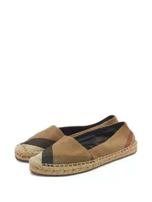 Burberry Nova Check Canvas Espadrilles