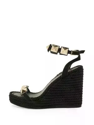 Valentino Garavani Roman Stud Wedge Espadrilles