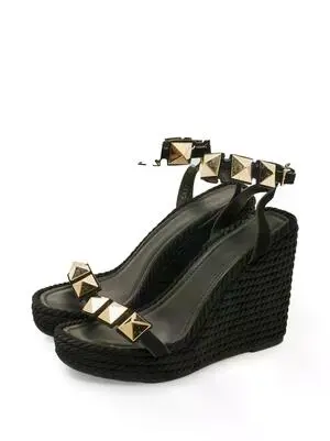 Valentino Garavani Roman Stud Wedge Espadrilles