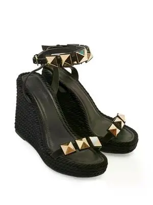 Valentino Garavani Roman Stud Wedge Espadrilles